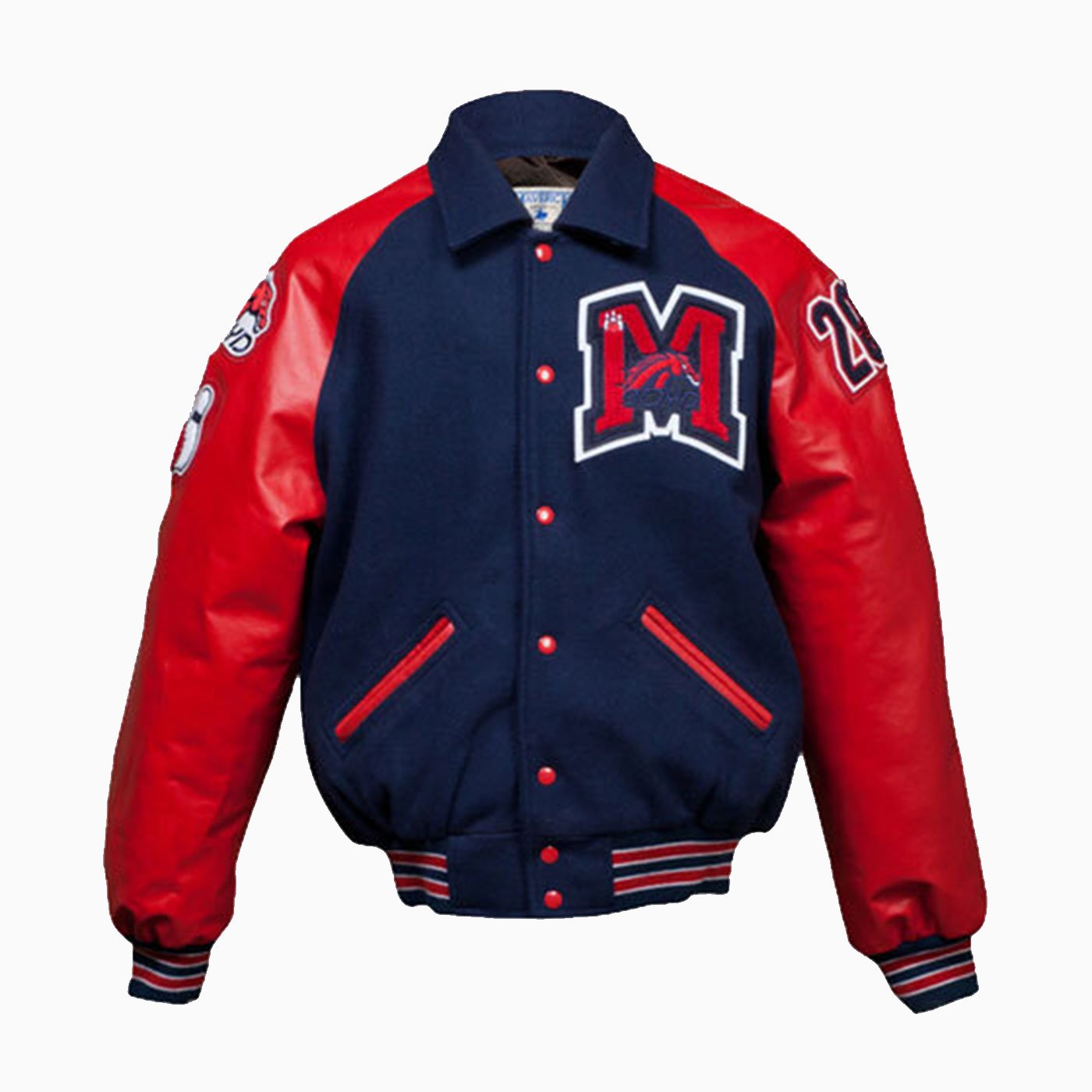 Custom Custom Varsity Letter Jacket with Vinyl or Leather Raglan Style ...