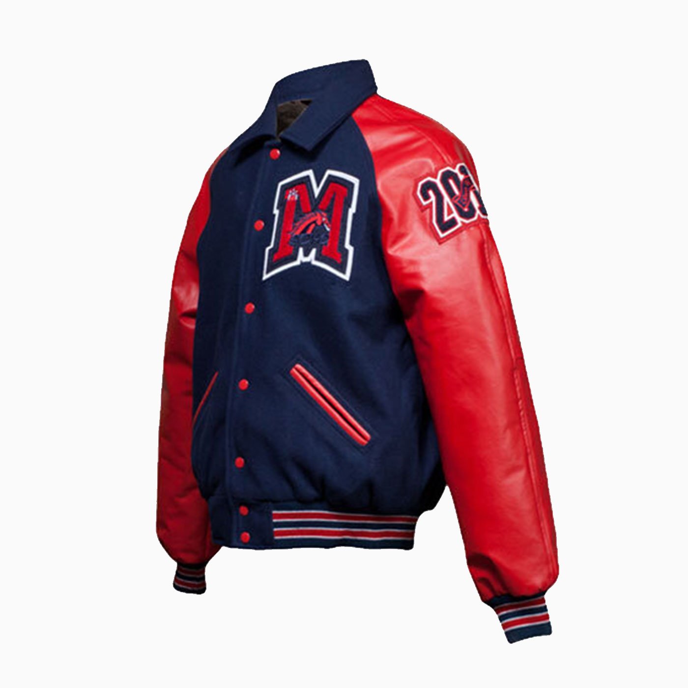 Custom Custom Varsity Letter Jacket with Vinyl or Leather Raglan Style ...